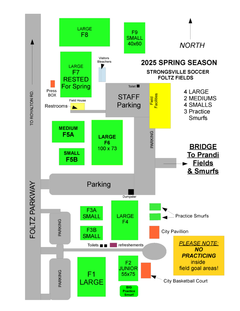 Field Maps – Strongsville Soccer Club